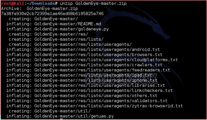 Golden Eye DDoS Tool : Installation and Tool usage with examples - All ...