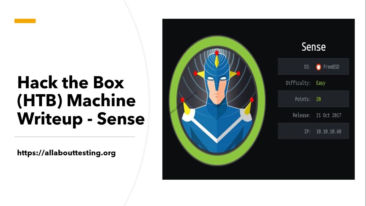Hack the Box (HTB) Machine Writeup - Sense - All About Testing