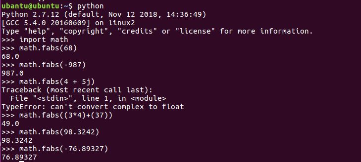 math.fabs-examples – All About Testing