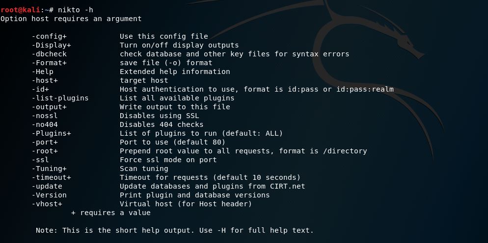 nikto-help – All About Testing