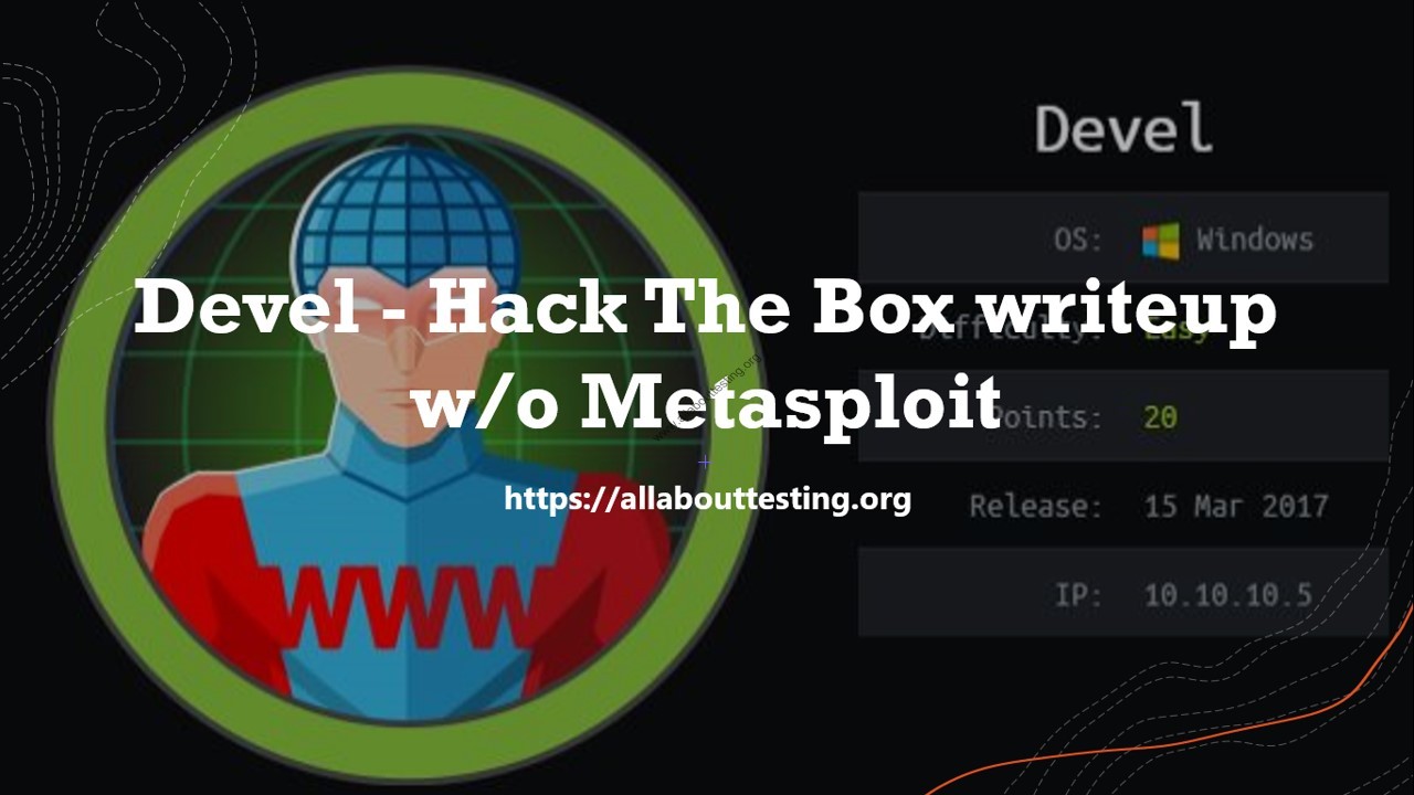 Devel Hack The Box Htb Writeup Wo Metasploit All About Testing