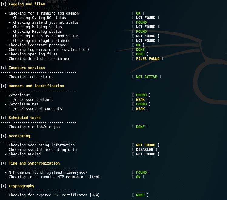 Lynis Audit System 8 All About Testing