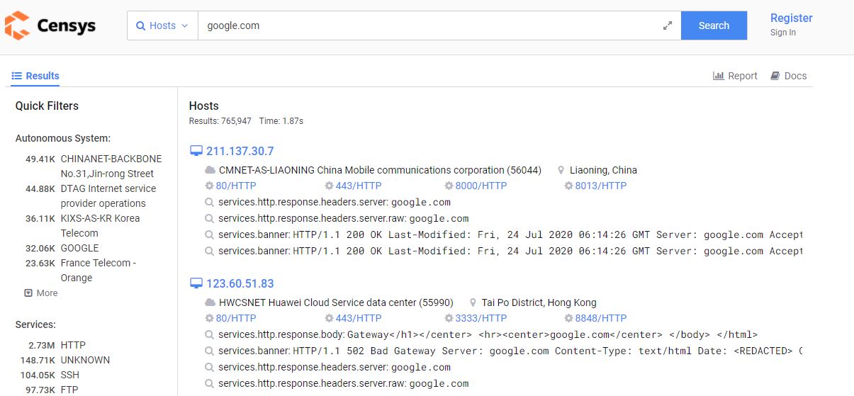 censys – All About Testing