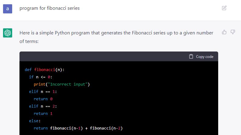 fibonacci-chatgpt – All About Testing