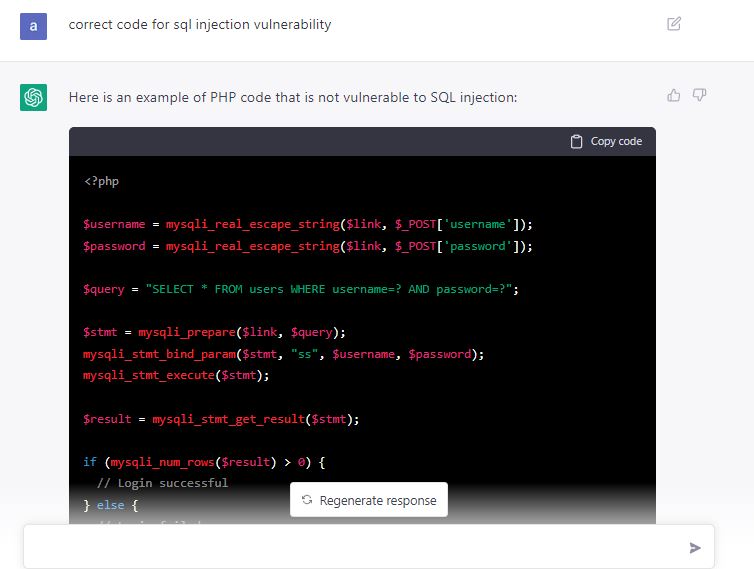 Sqlinjection Vulnerable Code Correct All About Testing