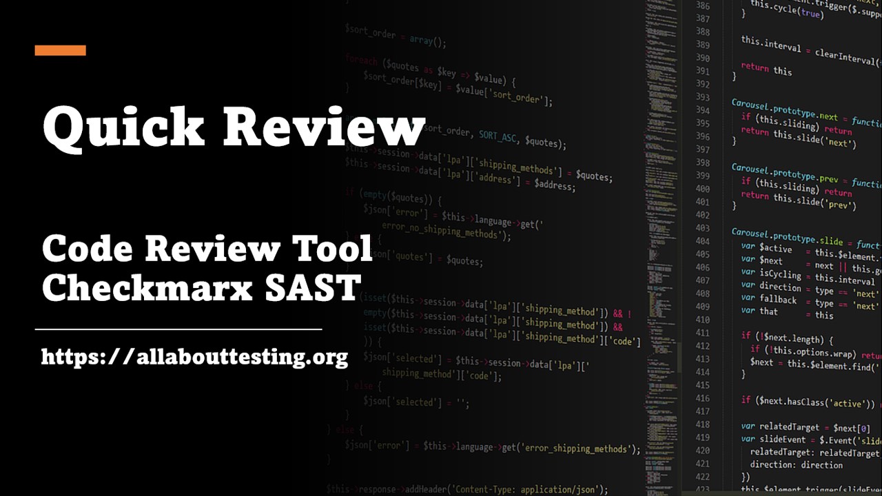 checkmarx tool – All About Testing